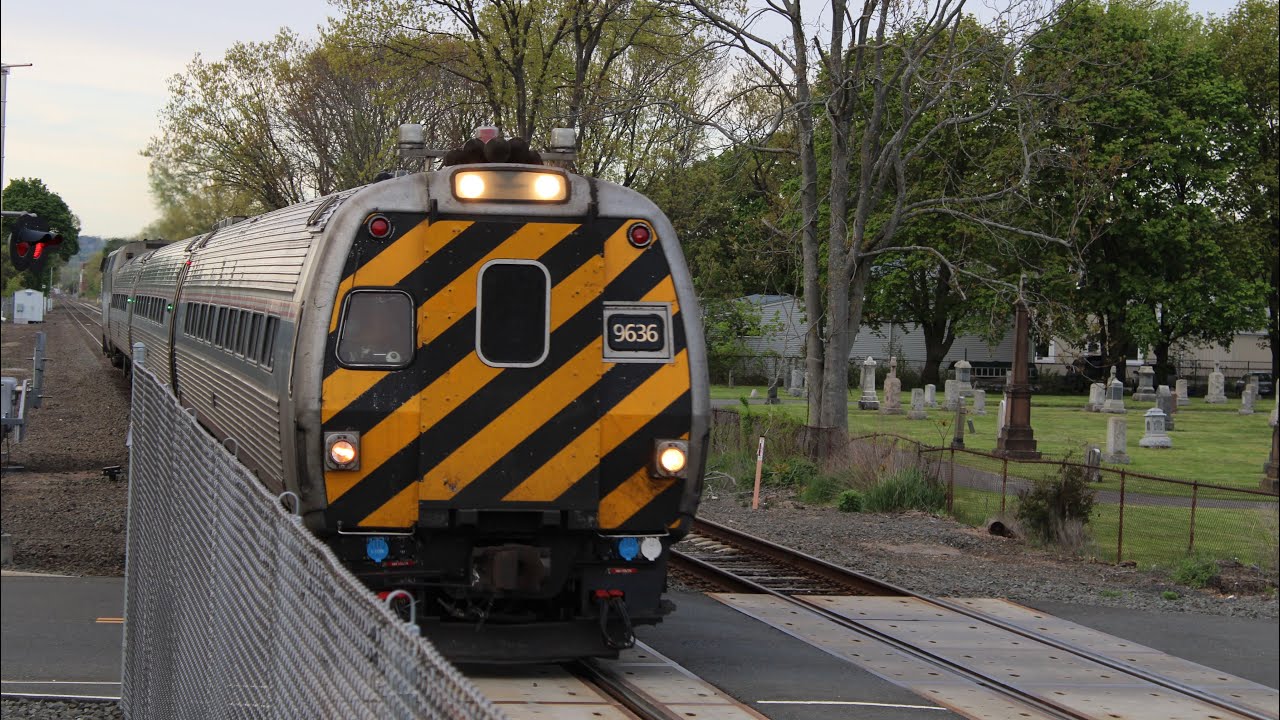 Amtrak 9636 Leads Hartford Line 417 (5/6/2021) - YouTube