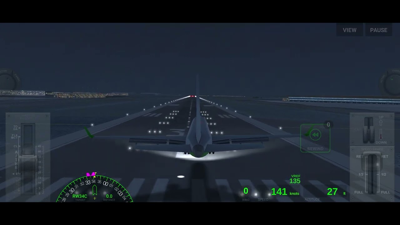 Embraer 140 Landing | Airline Commander Rortos - YouTube