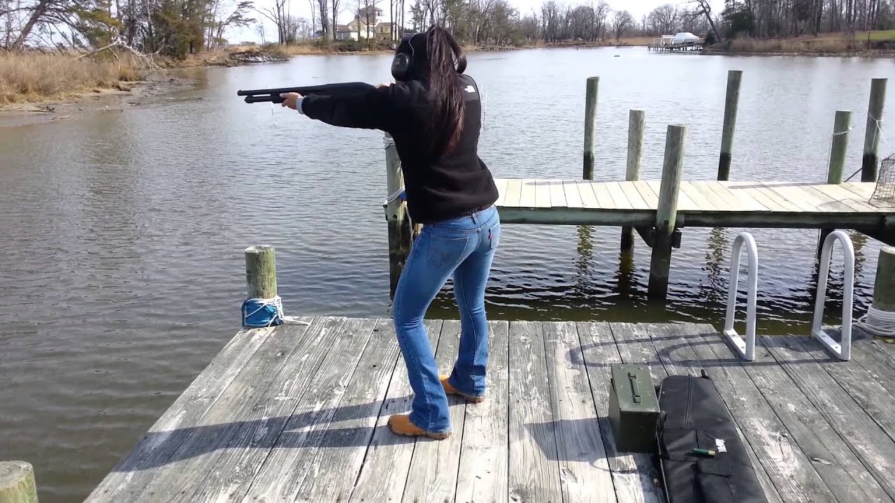 Stacey shot that boom boom stick - YouTube