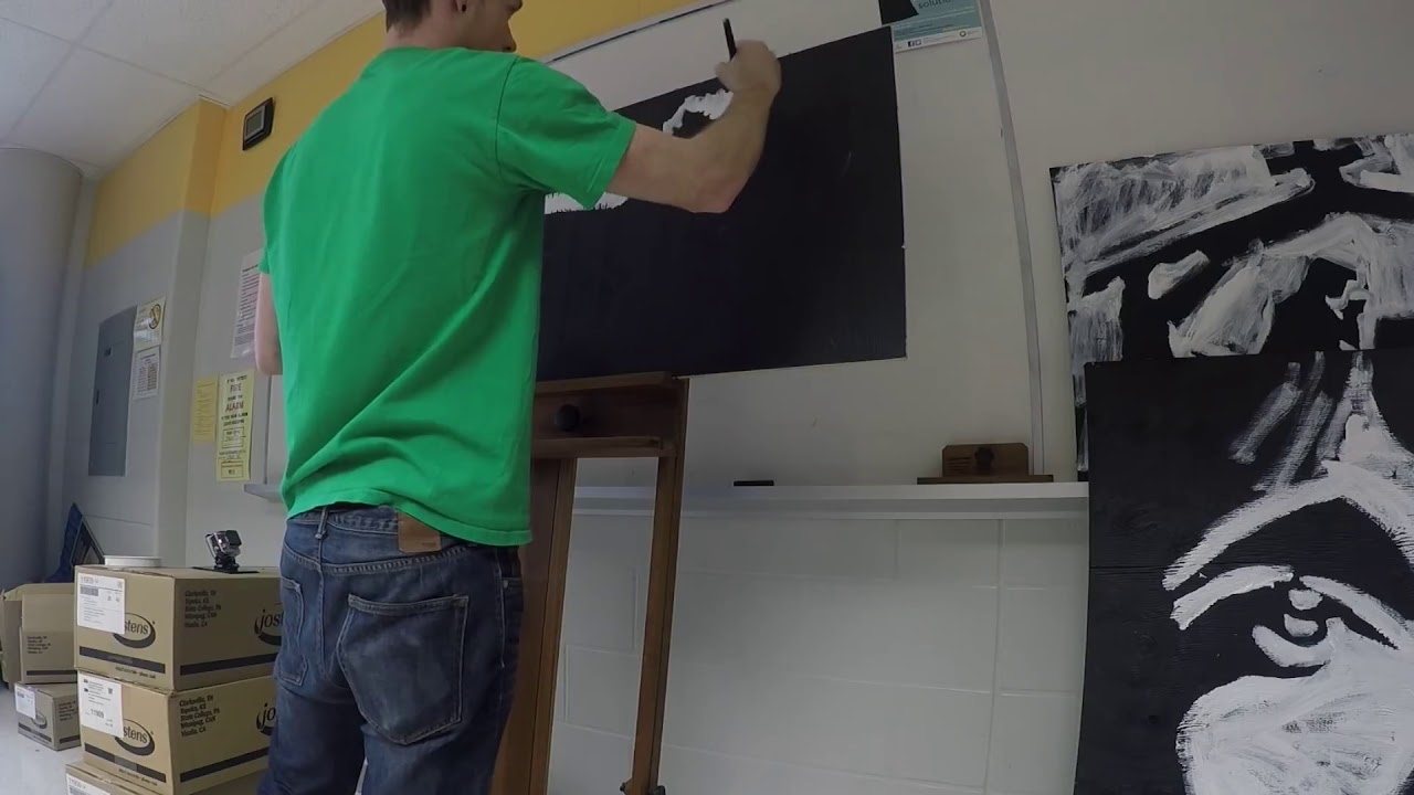 James Ruddle: Triple Image of Jesus Christ Speed Worship Painting - YouTube