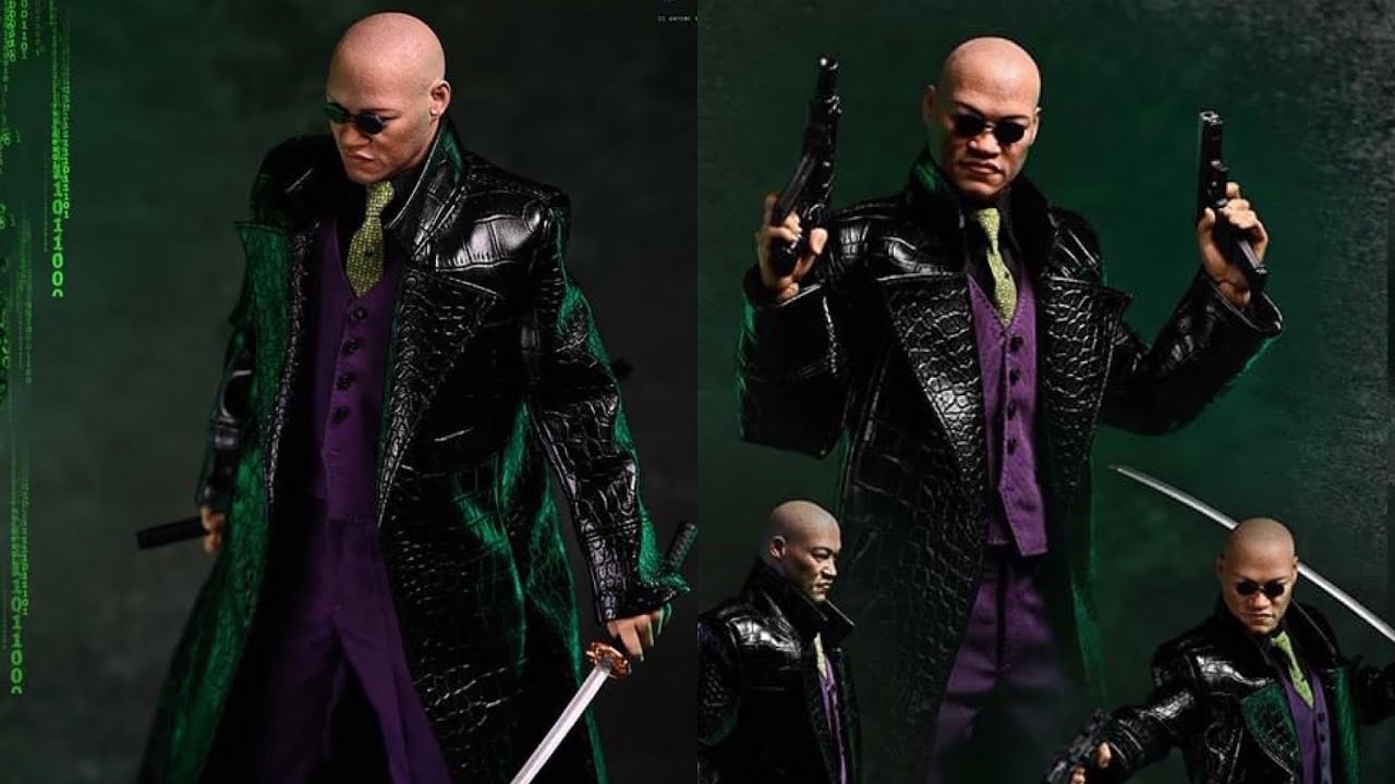 New the matrix Morpheus action figure revealed fishbone toys - YouTube