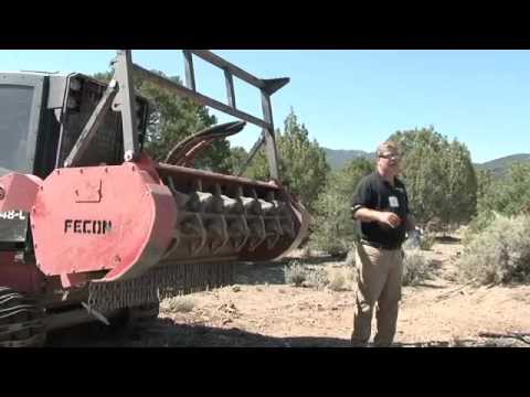 Mulching Machine - Forestry Mulcher - Fecon - FTX148 - YouTube