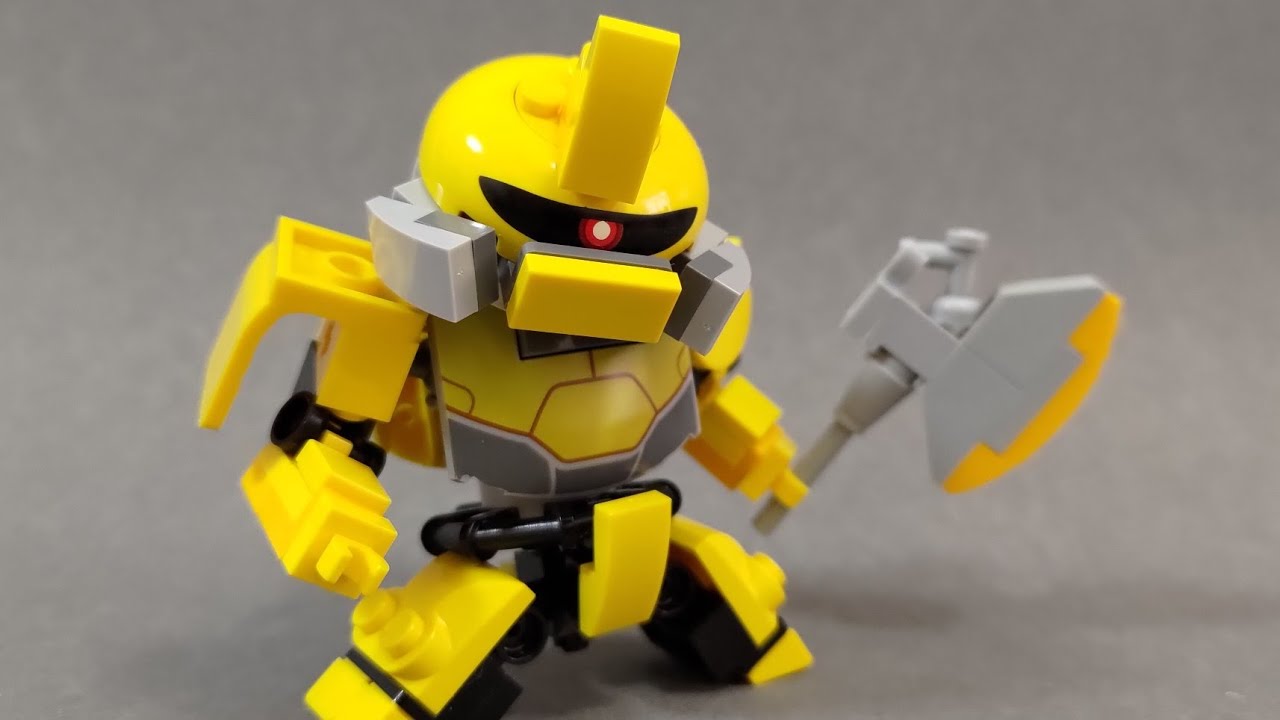Lego Instruction and Parts List - SD Zaku - YouTube