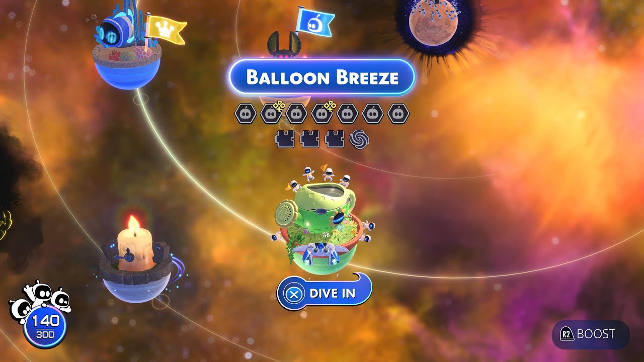 Astro Bot - Balloon Breeze - All Bots and Puzzle Pieces - YouTube