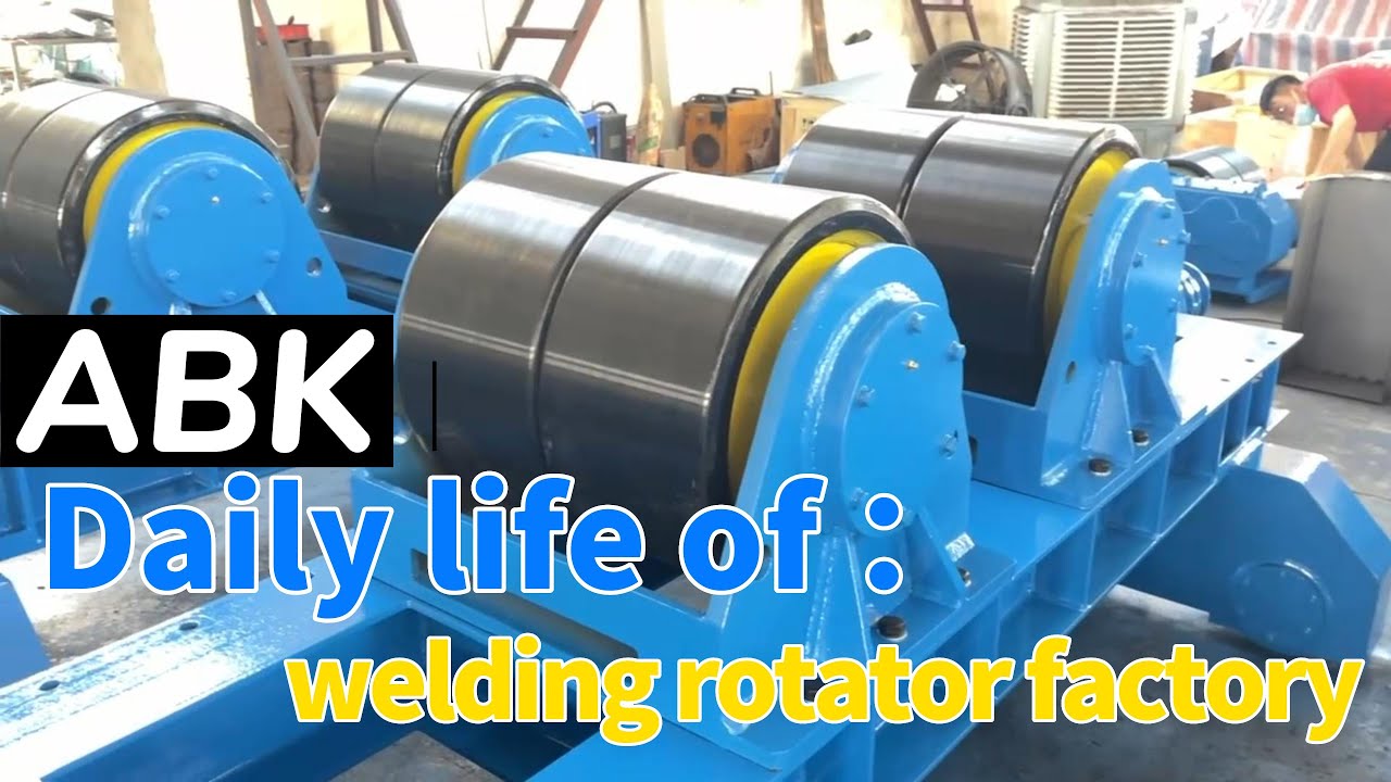 Pipe turning roller , wind turbine tower welding , diy welding rotator ...