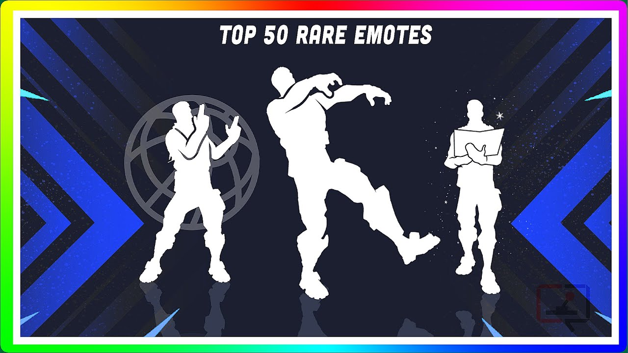 Fortnite TOP 50 RARE EMOTES in October 2024! - YouTube