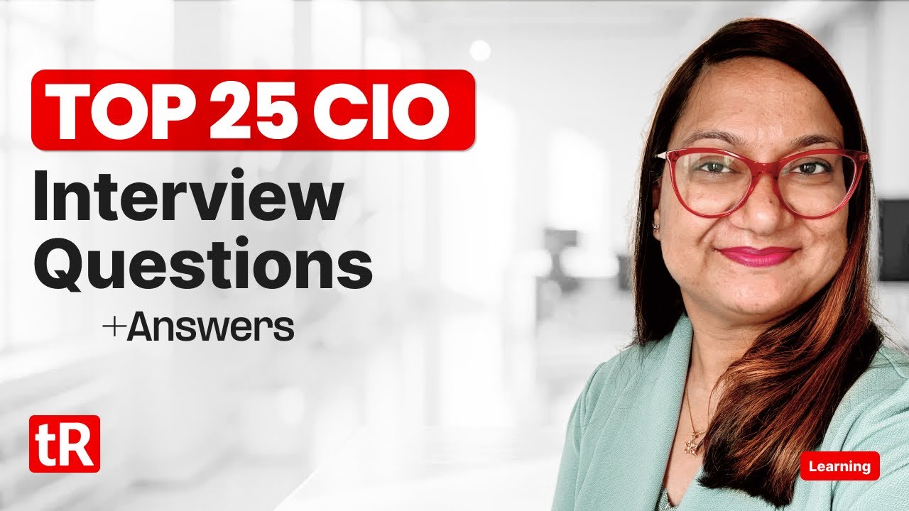 Top 25 CIO Interview Questions + Answers - YouTube