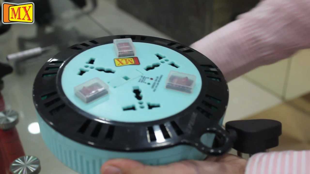 Power Cable Extension Box with Universal Sockets Surge Protector and ...