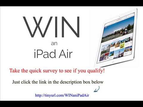 Win an iPad Air For FREE!! Just Take Our Online Survey! - YouTube