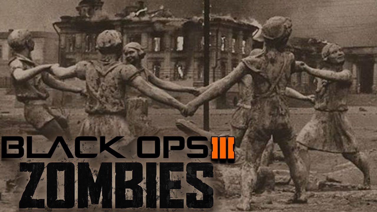 Black Ops 3 Zombies CREEPY "CHILDREN STATUE!" GOROD KROVI DLC #3 Statue ...