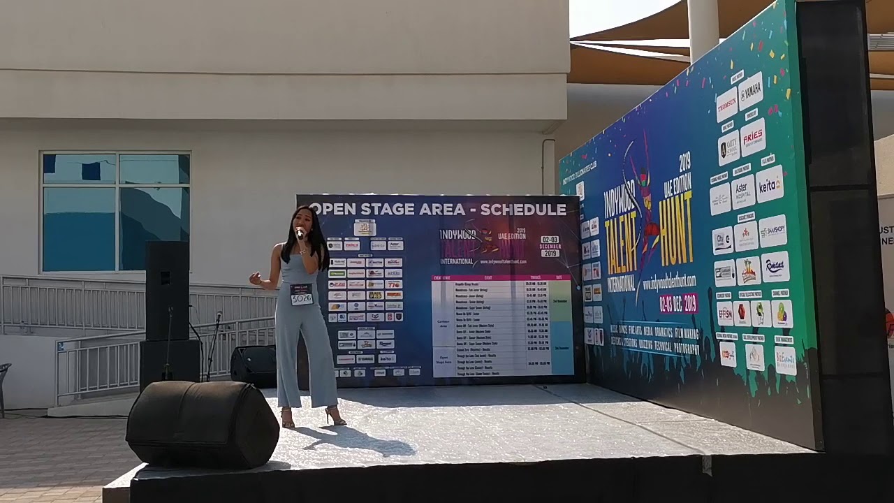 Gabrielle Kaye singing Mama Knows Best @ Indywood Talent Hunt ...