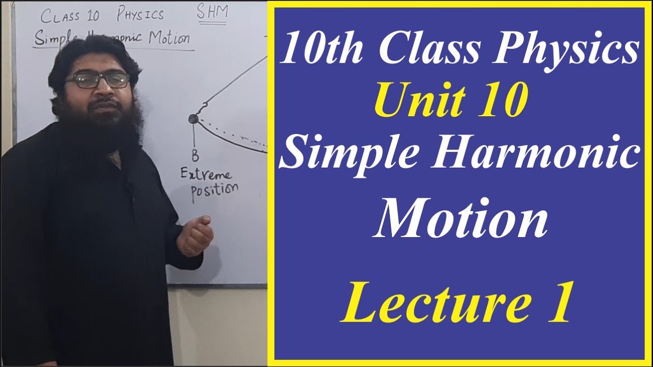 10th Class Physics, Unit 10, Simple Harmonic Motion | Class 10th ...