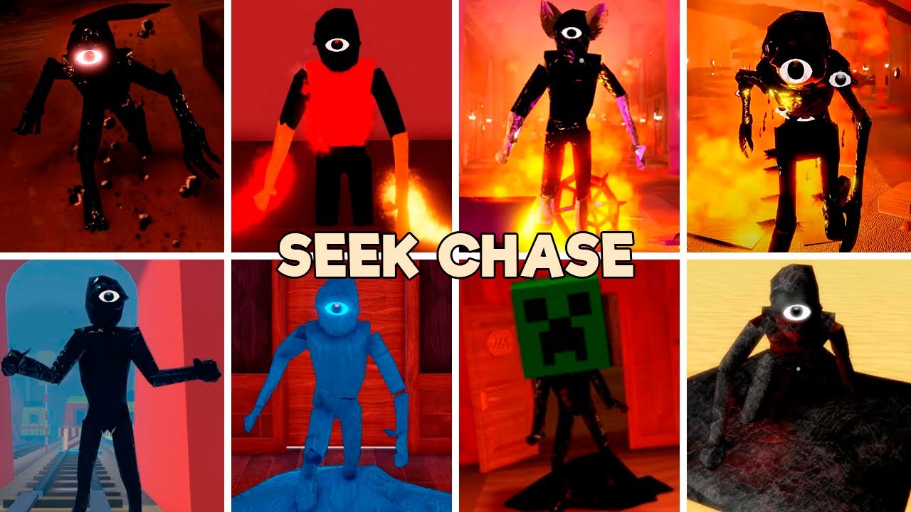 DOORS Seek Chase VS 38 Different Seek Chases - YouTube