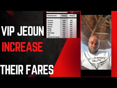 VIP JEOUN HAS INCREASED THEIR FARES - YouTube