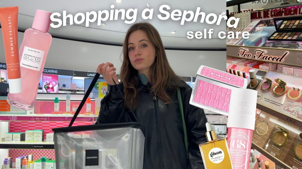 SELFCARE SHOPPING- Sephora, Dupes, skincare 🫧⭐️🛍️ - YouTube