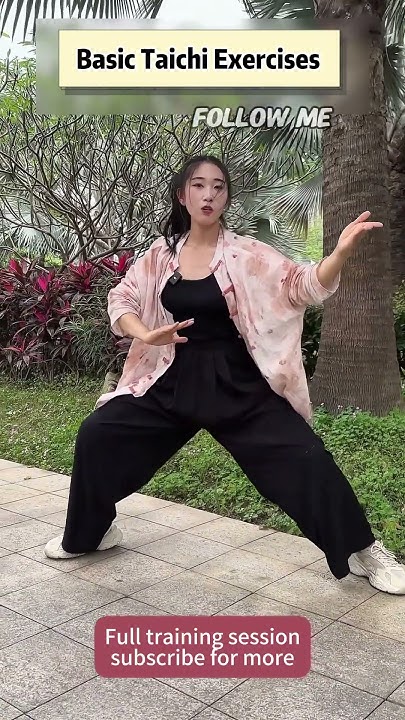 Let’s learn TaiChi of 3 moves.You can control TaiChi!🥋🤛🙋‍♀️ #taichi # ...