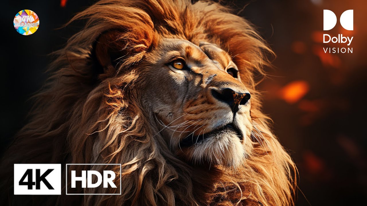 LIONS 4K HDR 60FPS - Kings of African Wildlife - 4K Lions Documentary ...