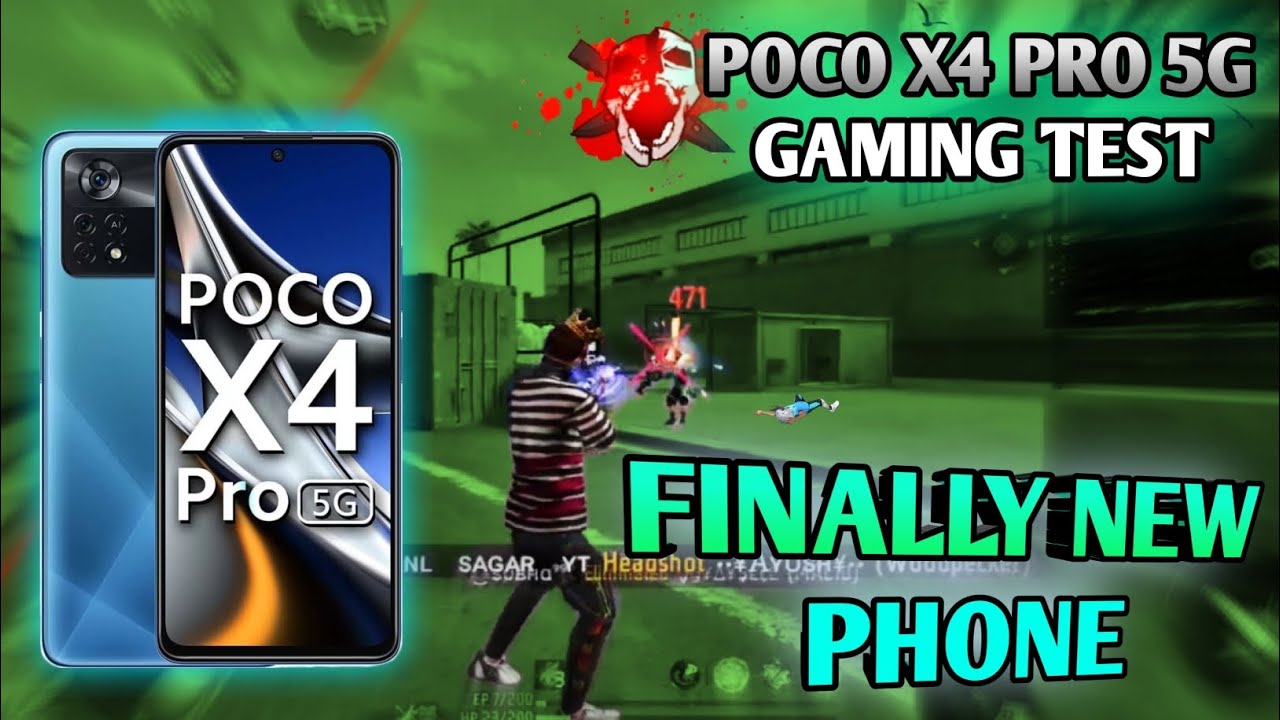 POCO X4 PRO 5G FREE FIRE TEST || POCO X4 PRO 5G GAMING TEST || POCO X4 ...