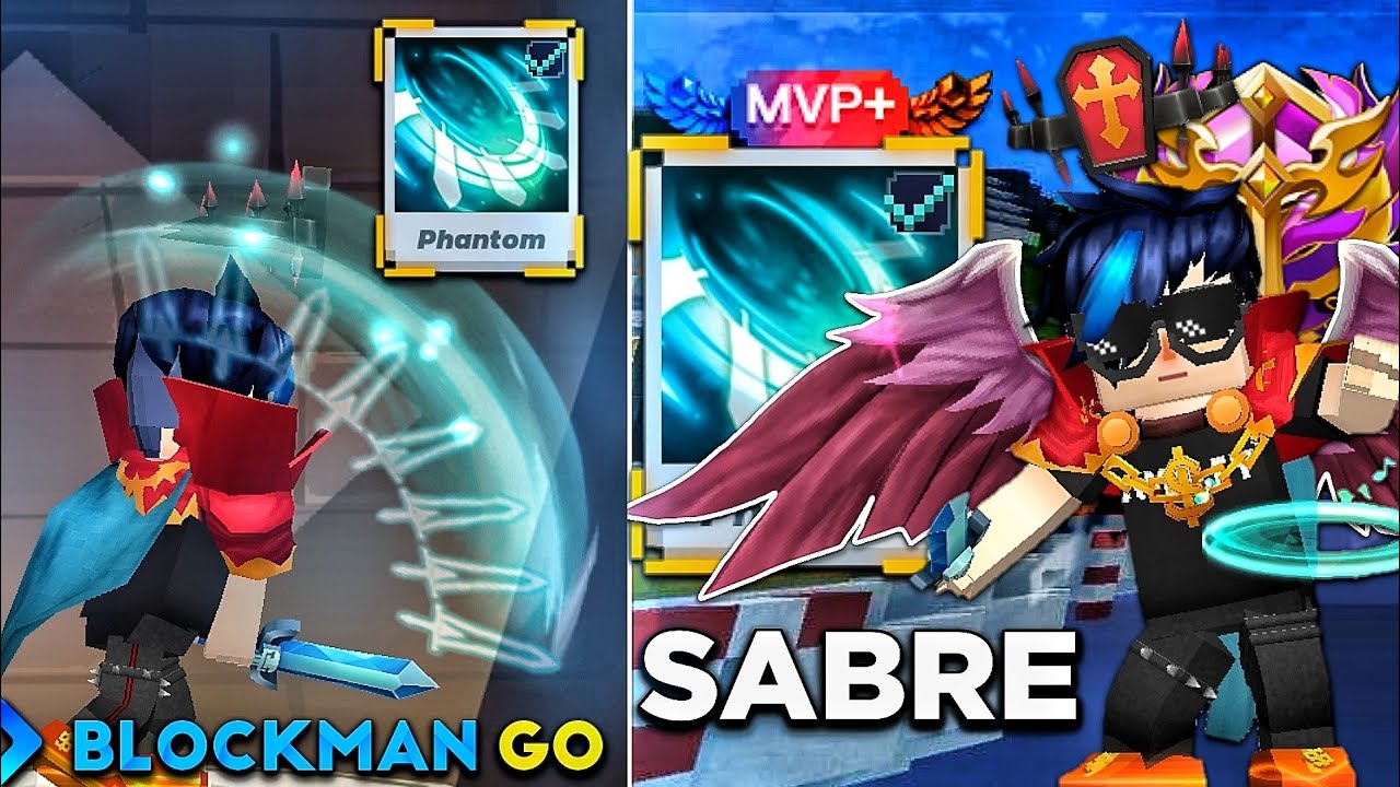 Sabre Phantom!!! Usando Sabre Phantom no Blockman GO - YouTube