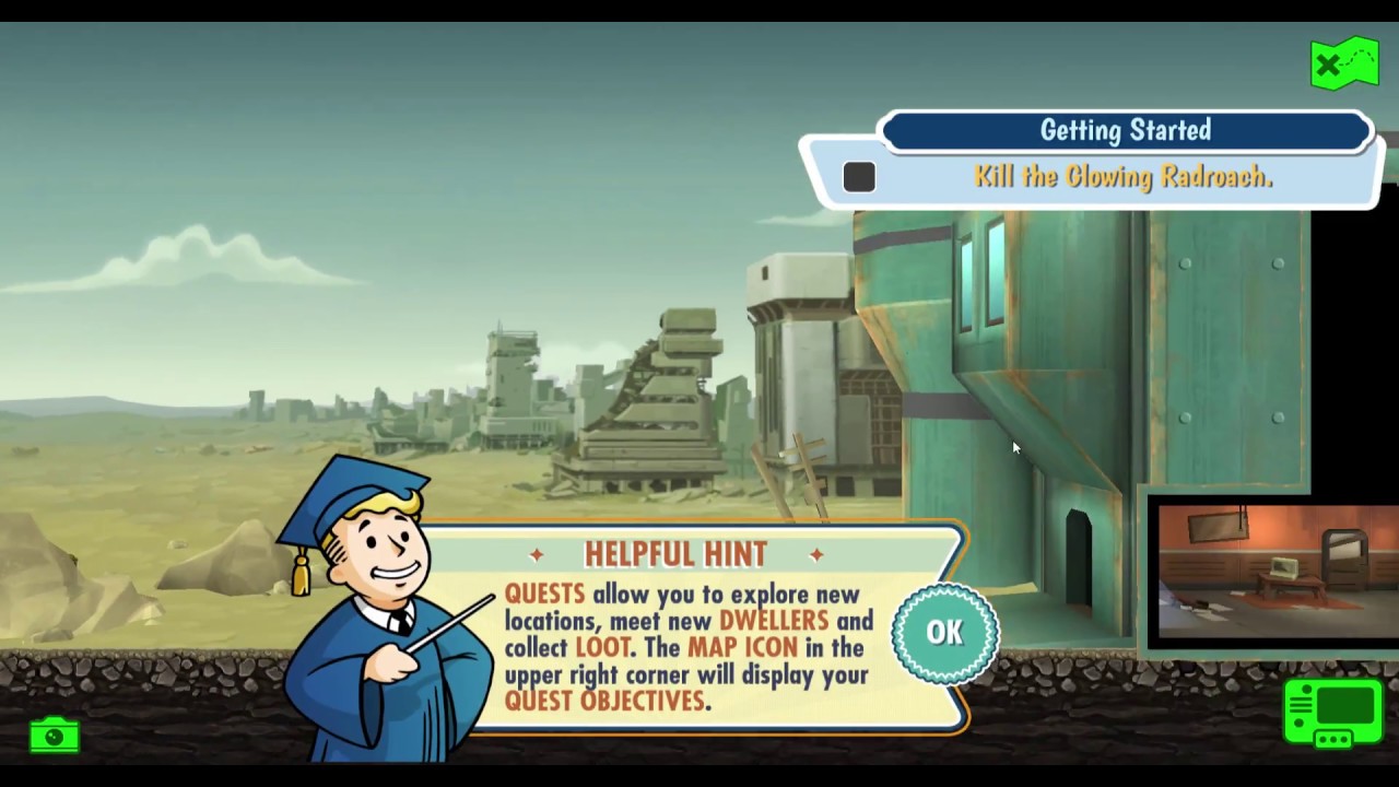 Fallout Shelter [ep3] OVERSEER'S OFFICE AND QUESTS - YouTube