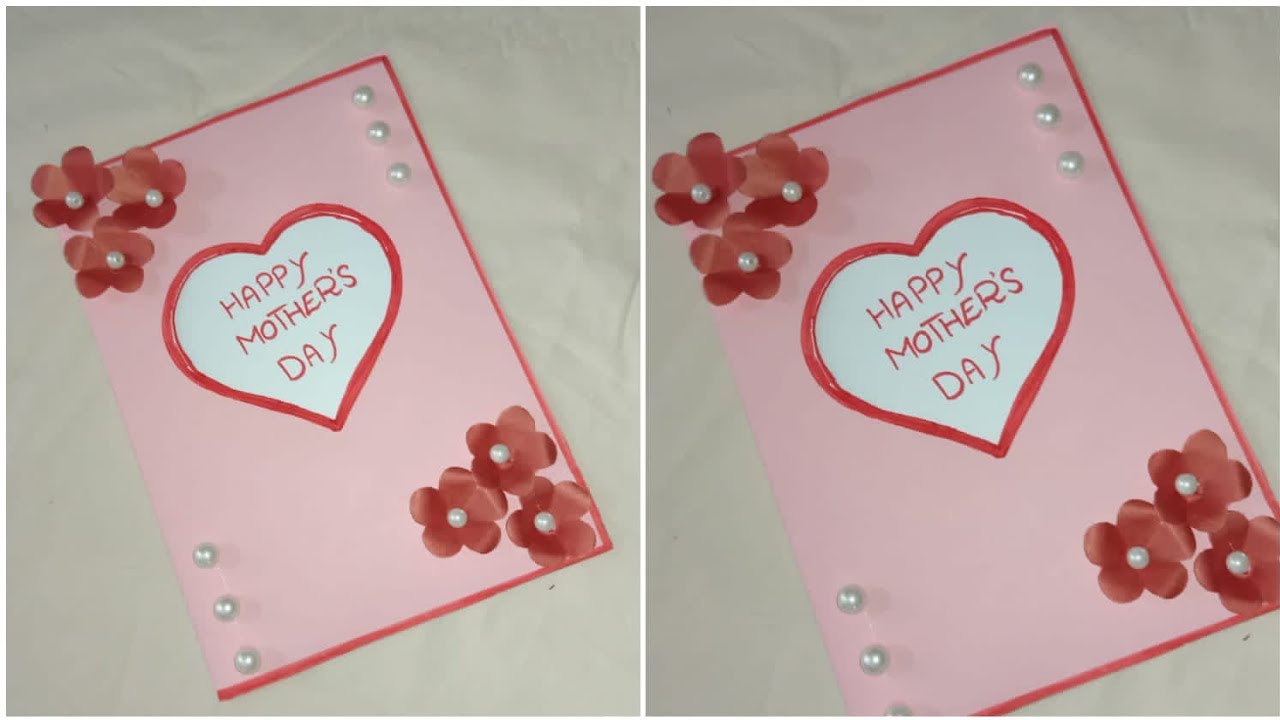 DIY Mother's Day Special Paper Card Making Idea || Paper Card Making ...