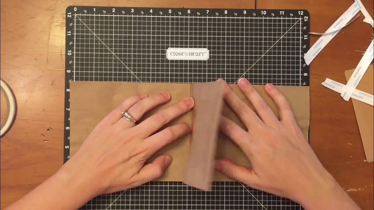 Paper Bag Mini Album Tutorial - YouTube