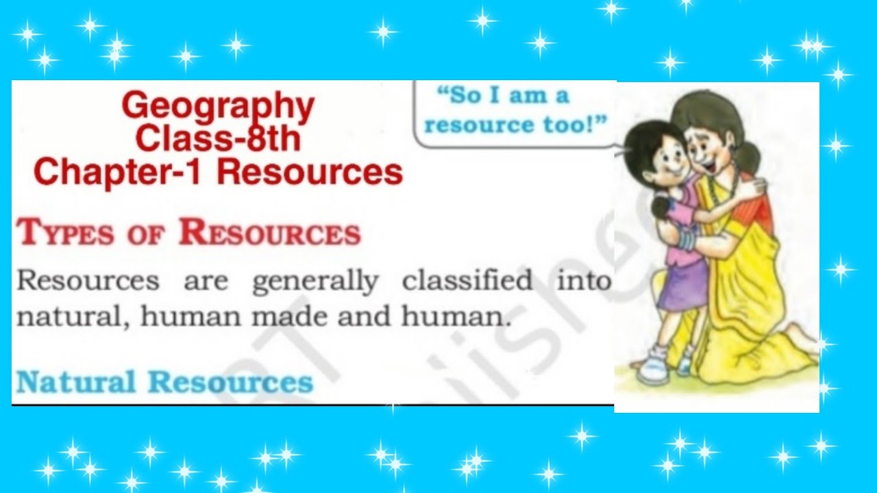 Natural Resources(Types of Resources) Class-8 Geography - YouTube