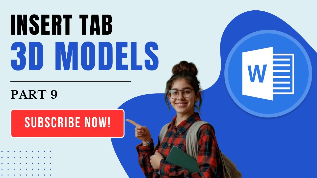 How to Insert 3D Models in Microsoft Word: A Complete Guide By Somotech - YouTube