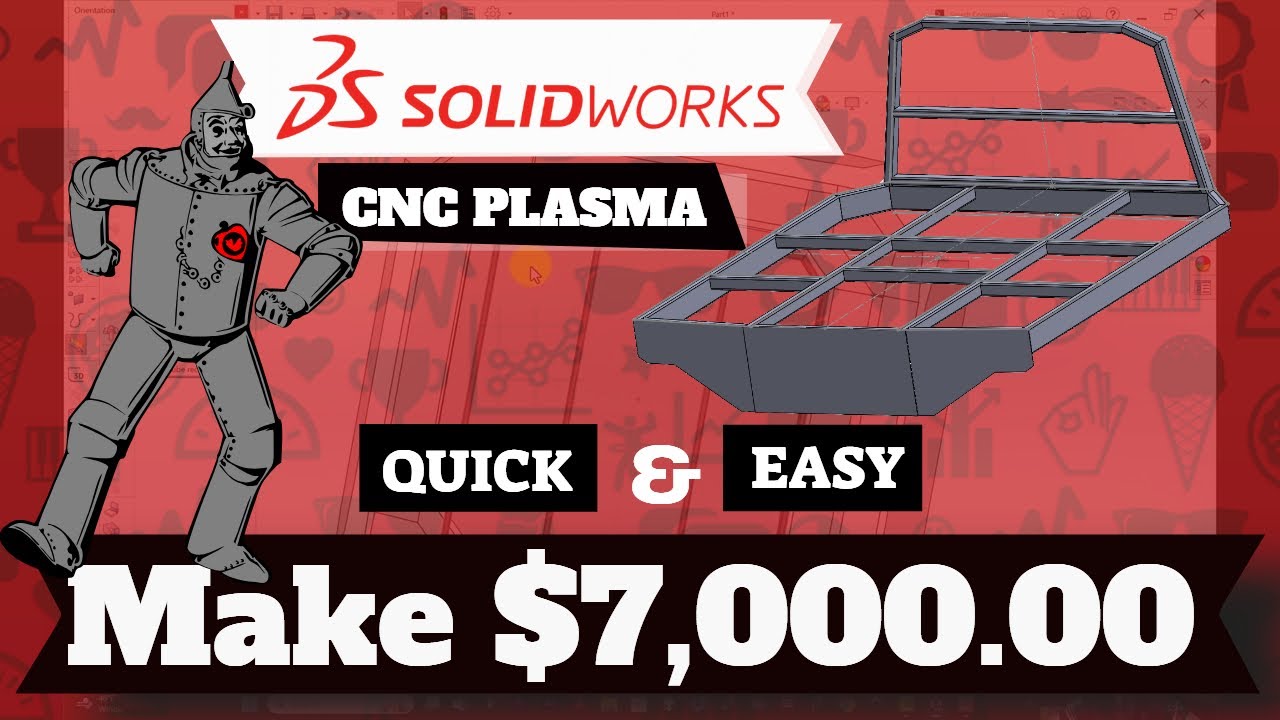 How To Design A Truck Bed With Weldments in SolidWorks 2024! - YouTube