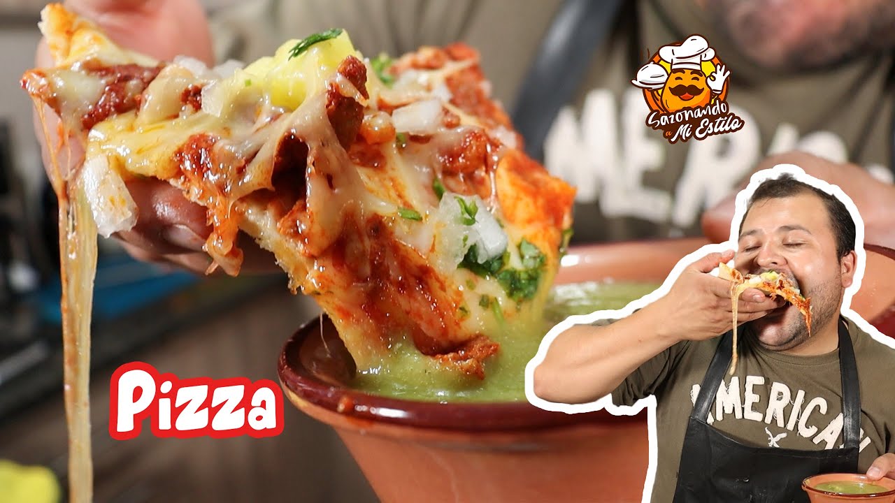 Pizza al Pastor bien Sabrosa | Sazonando a mi Estilo - YouTube