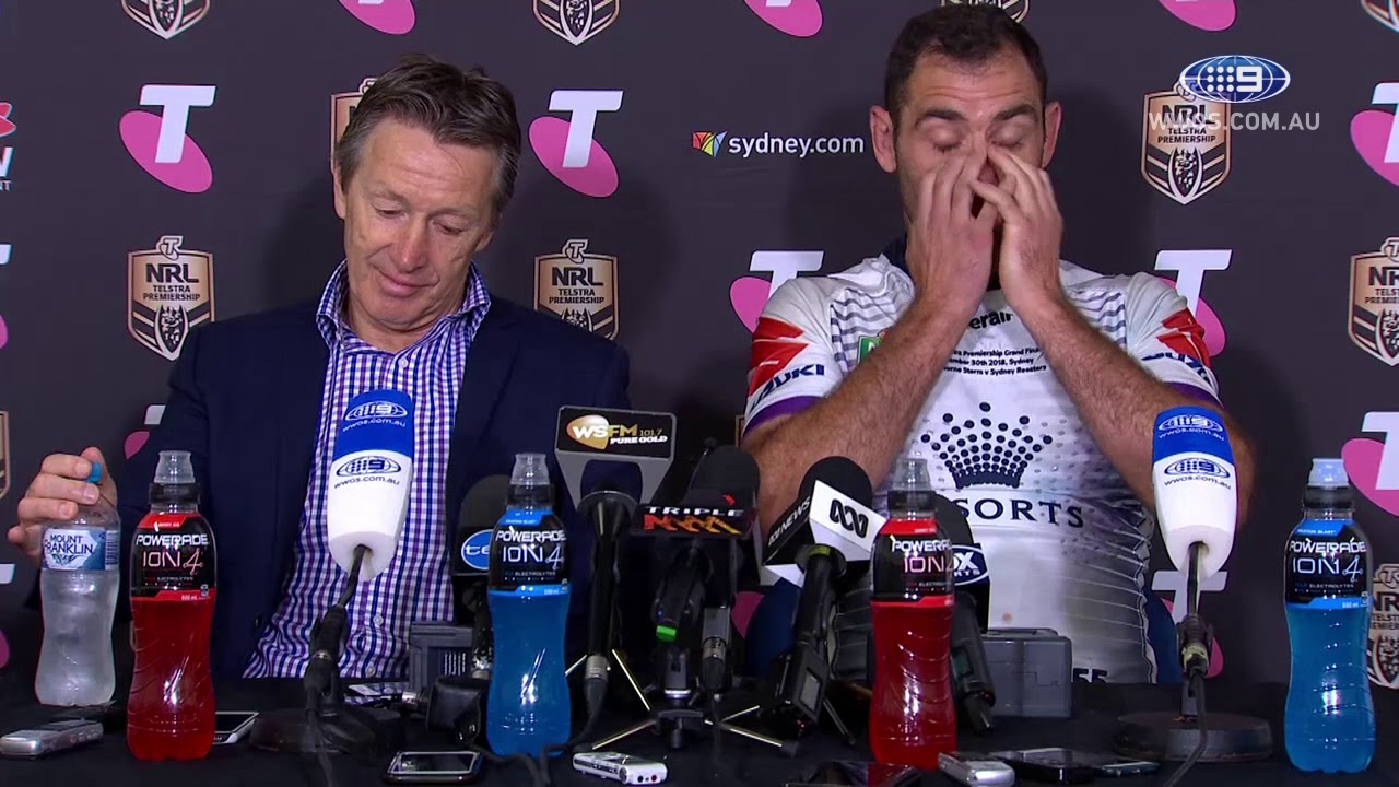 NRL Press Conference: Melbourne Storm - 2018 Grand Final - YouTube