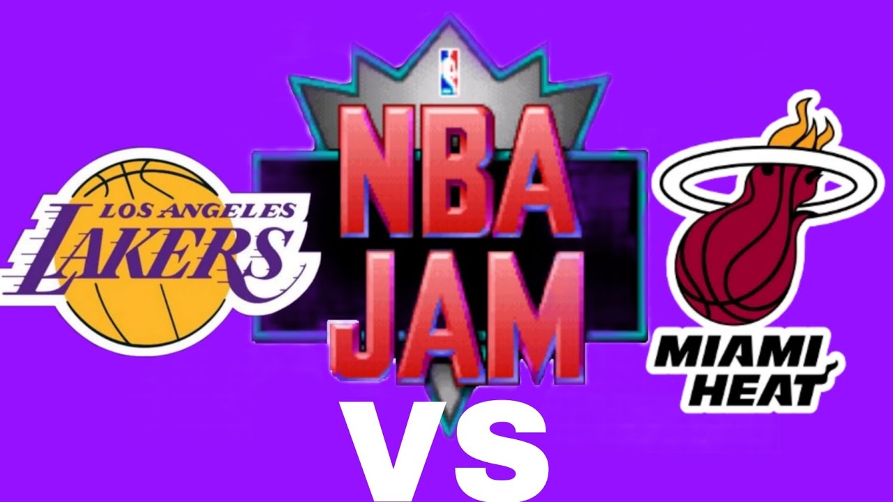 NBA JAM Arcade GAMEPLAY (Lakers vs Heat) - YouTube