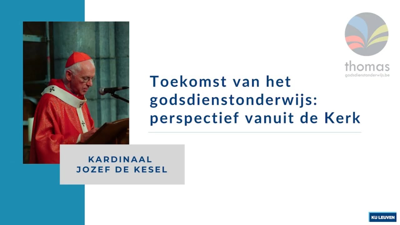 Toekomst van het godsdienstonderwijs: perspectief vanuit de Kerk - YouTube