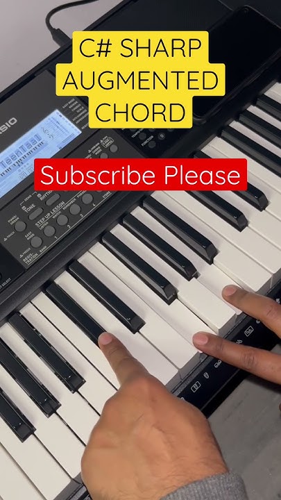 C Sharp Augmented Chord - Learn Augmented Chords Part 8 | Keyboard ...