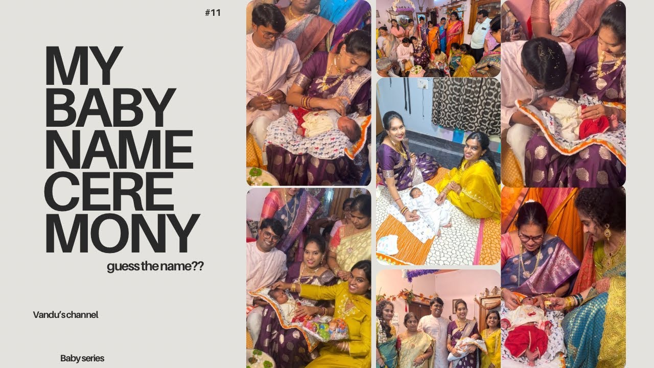 My BABY NAME CEREMONY || Guess the name?? - YouTube
