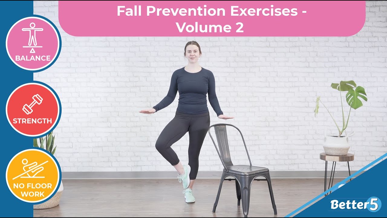 Fall Prevention Exercises - Volume 2 Preview - YouTube