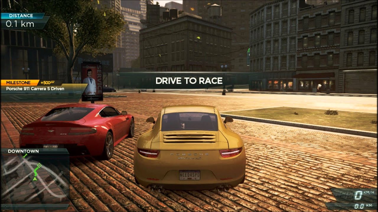 Need For Speed Most Wanted 2012 - My First Car and Race - YouTube