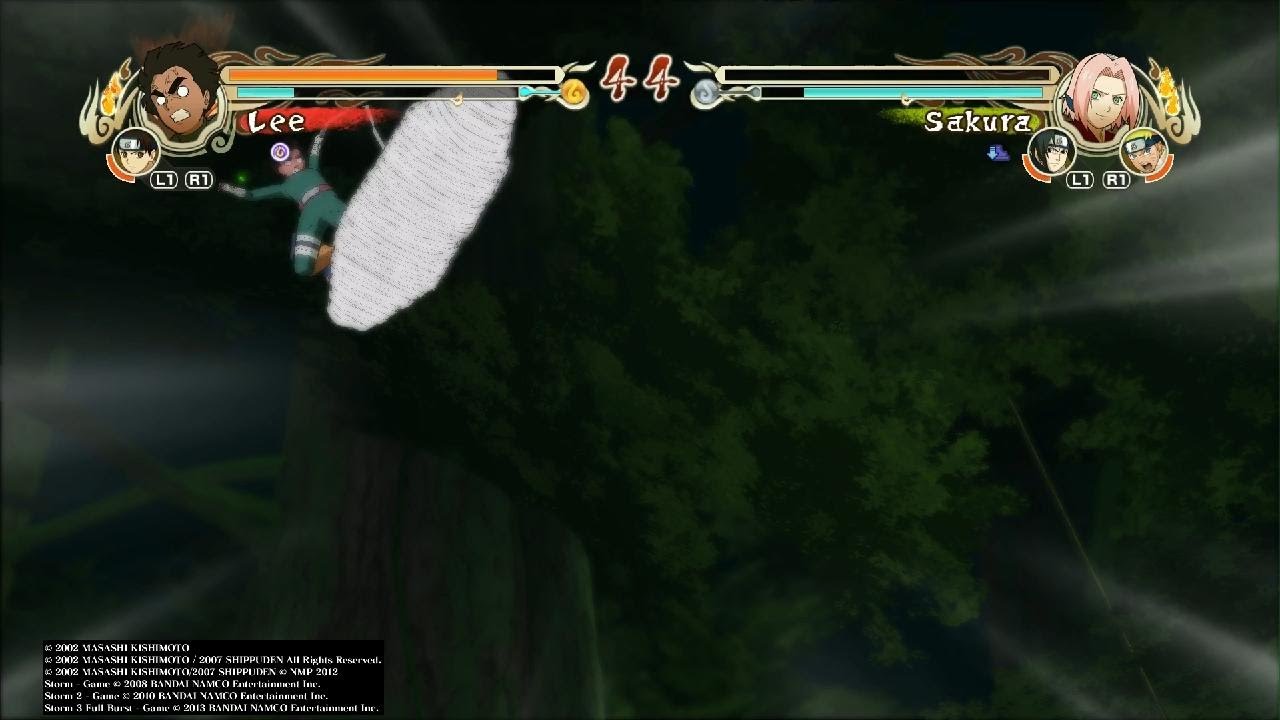 NARUTO SHIPPUDEN: Ultimate Ninja STORM TRILOGY Lee hidden lotus - YouTube