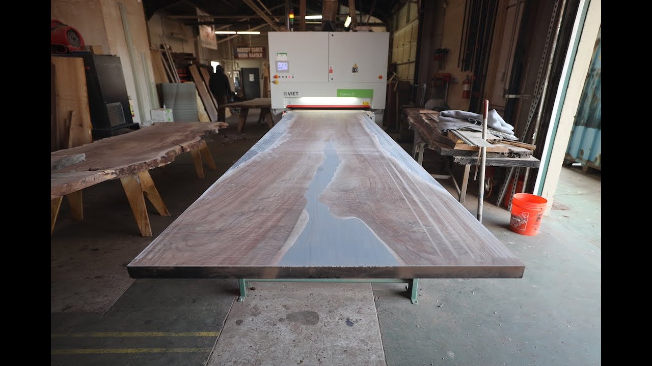 14 Foot Conference Table Build - YouTube