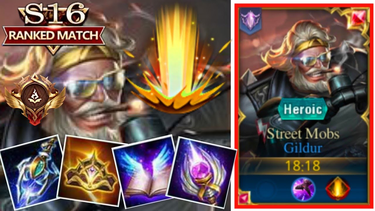 ROV : Gildur กิลเดอร์SS16 เทคนิคการเดินเกม ออกของโหด+รูน+พลังแฝง ...