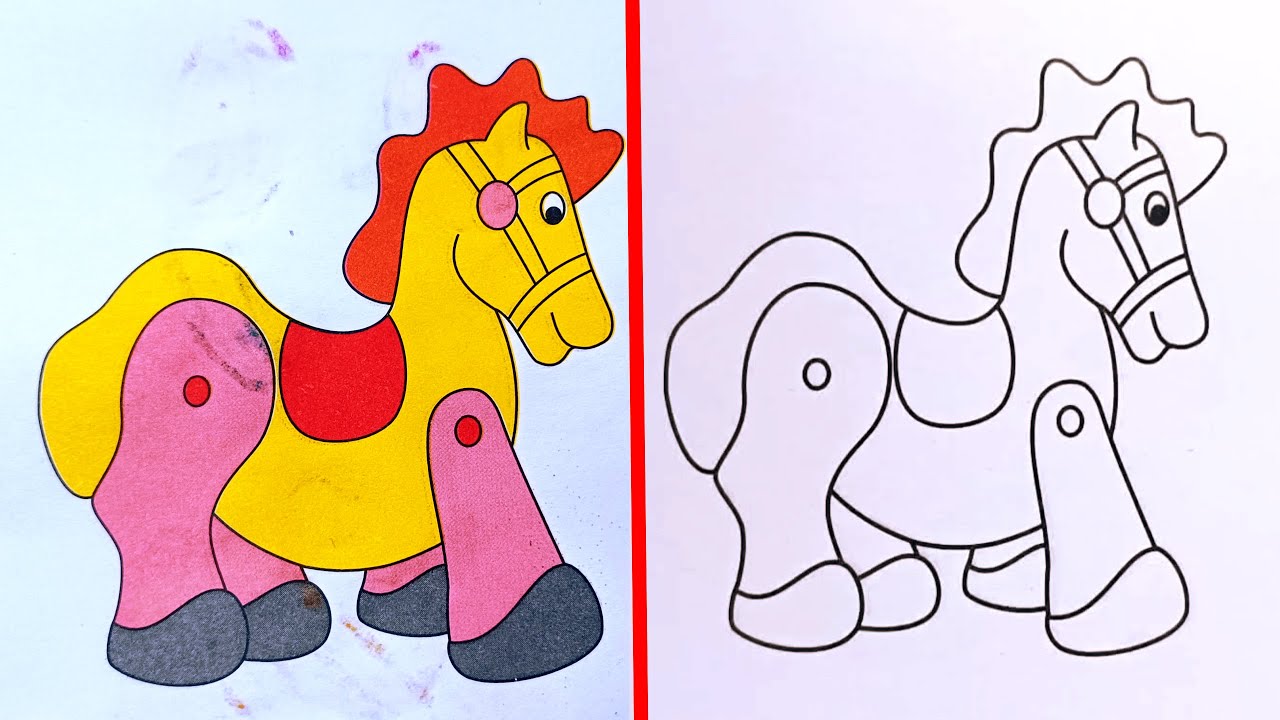 KIDS DRAWING | ART FOR KIDS | KIDS ART PROJECTS | EASY KIDS DRAWING ...