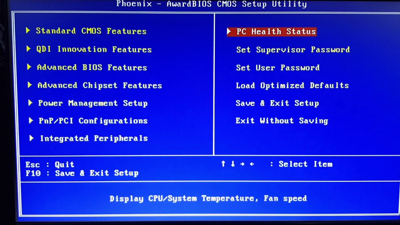 Qdi Platinix8 & 3Dfx VooDoo 5 5500 Bios Setup - YouTube