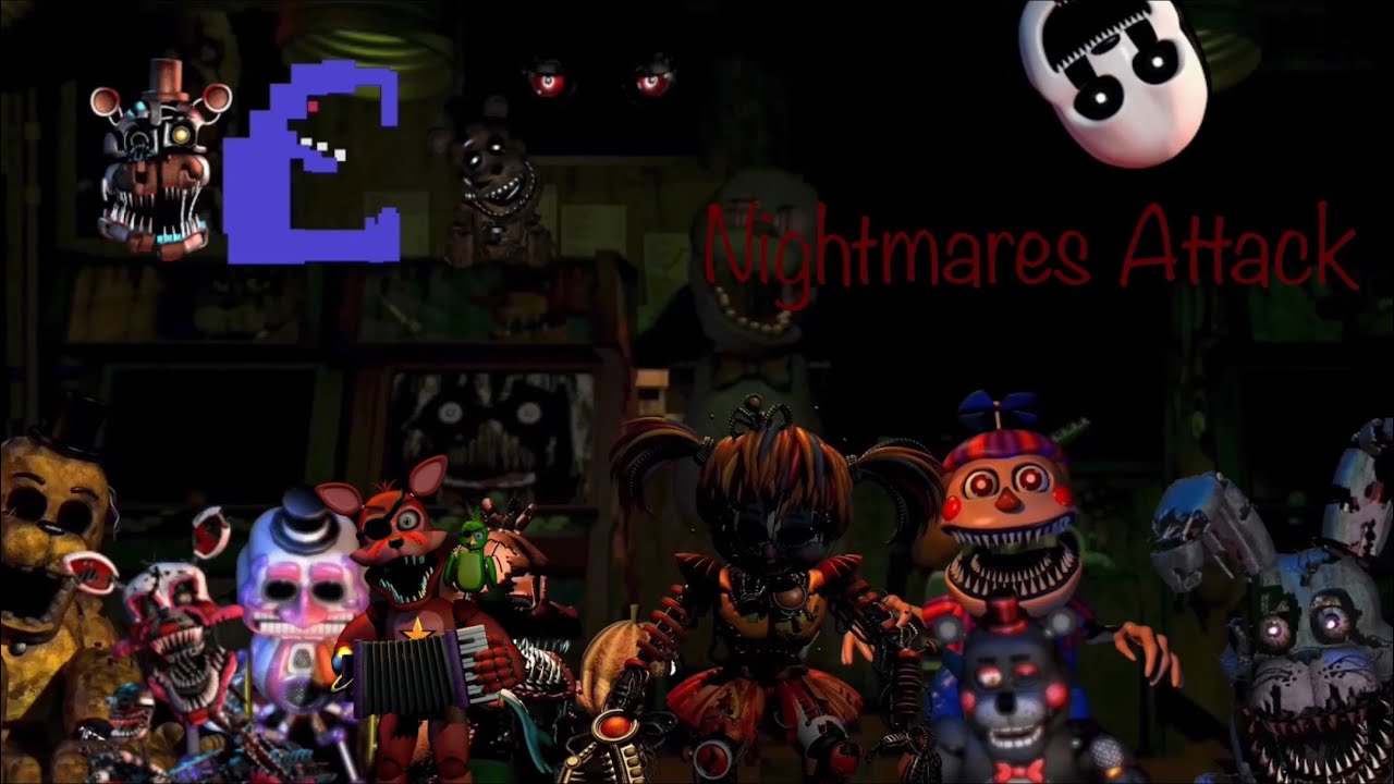 Nightmares Attack complete ||| Fnaf Ultimate Custom Night ||| Sam_Alpha ...