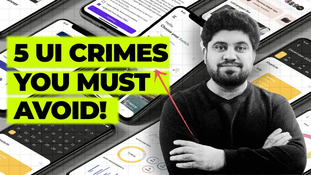 ui design tips and tricks | Clean UI Starts with These 5 Fixes! - YouTube
