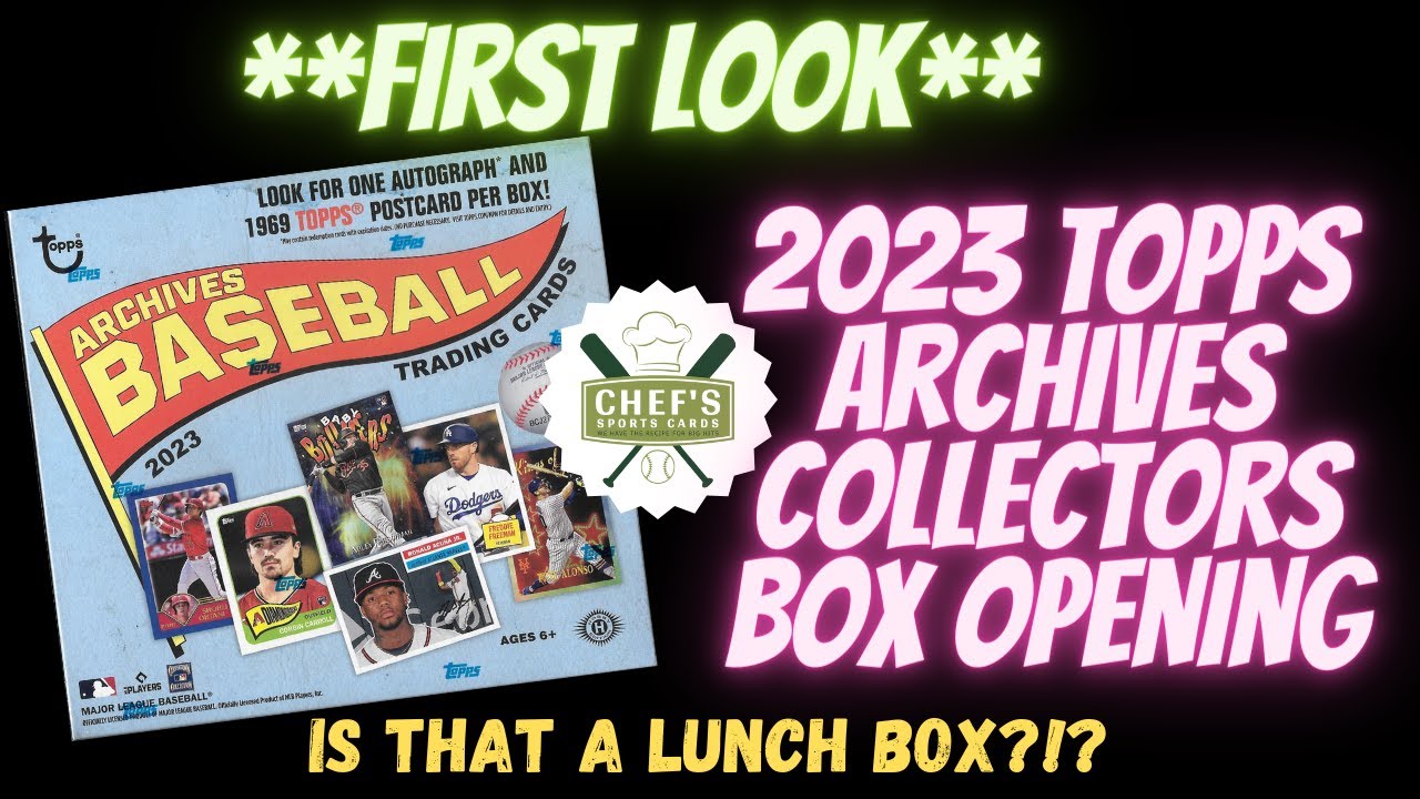 *First Look* 2023 topps archives collectors box - live 11/8/2023 - YouTube