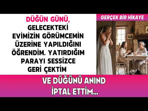 Düğün günü evimizin görümcemin üzerine olduğunu öğrendim! Sessiz kalmayıp hayatlarını mahvettim...