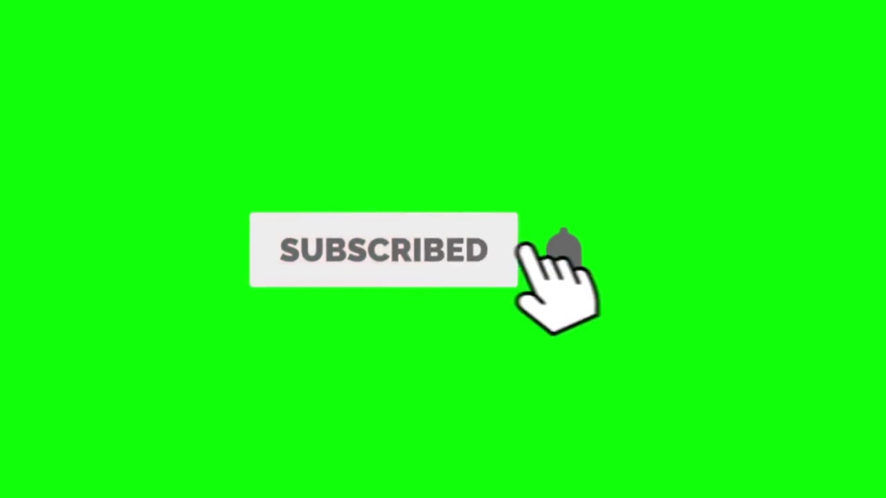 Subscribe Click Button Green Screen Animation OVERLAY - YouTube
