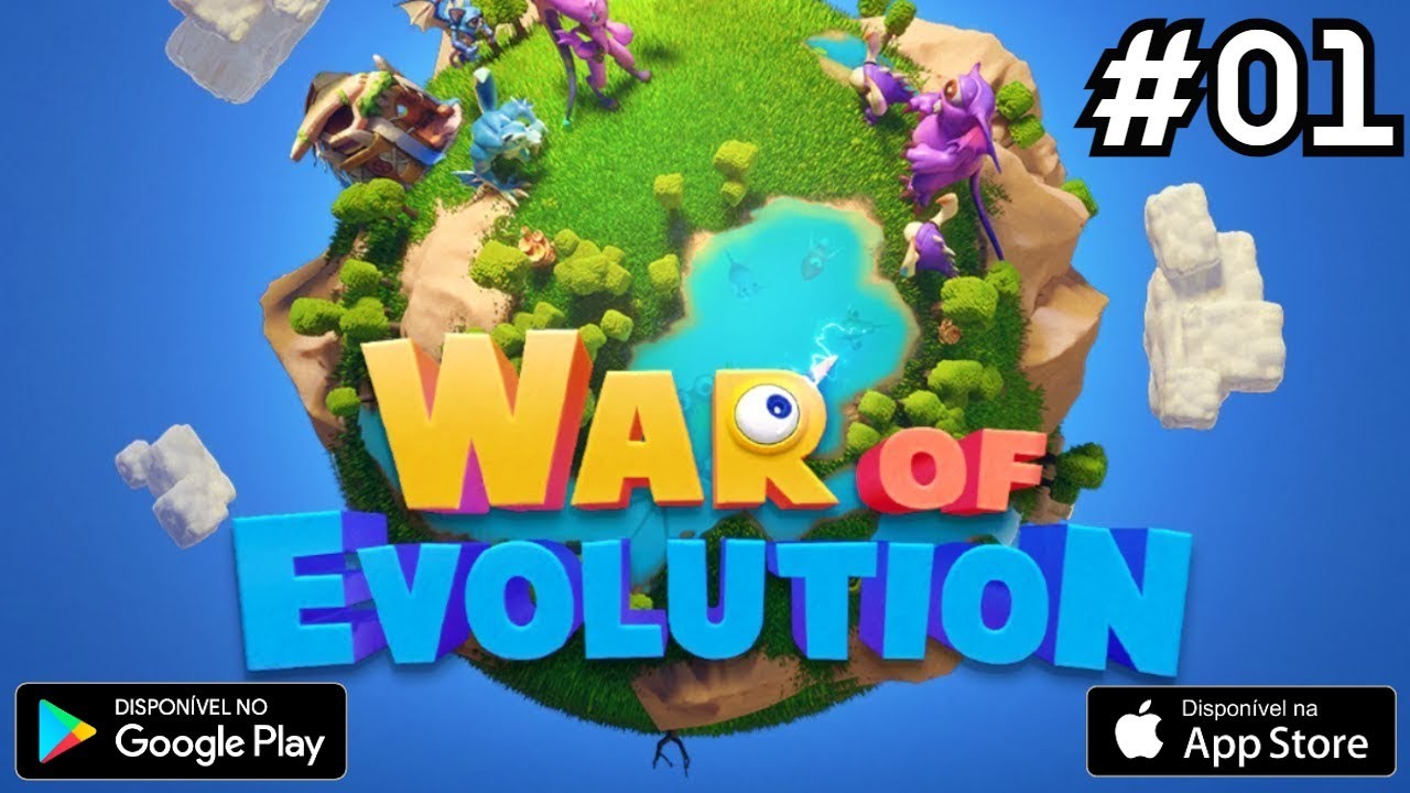 WAR OF EVOLUTION | NOVO JOGO de EVOLUÇÃO PARECIDO AO SPORE, ESTRATÉGIA ...