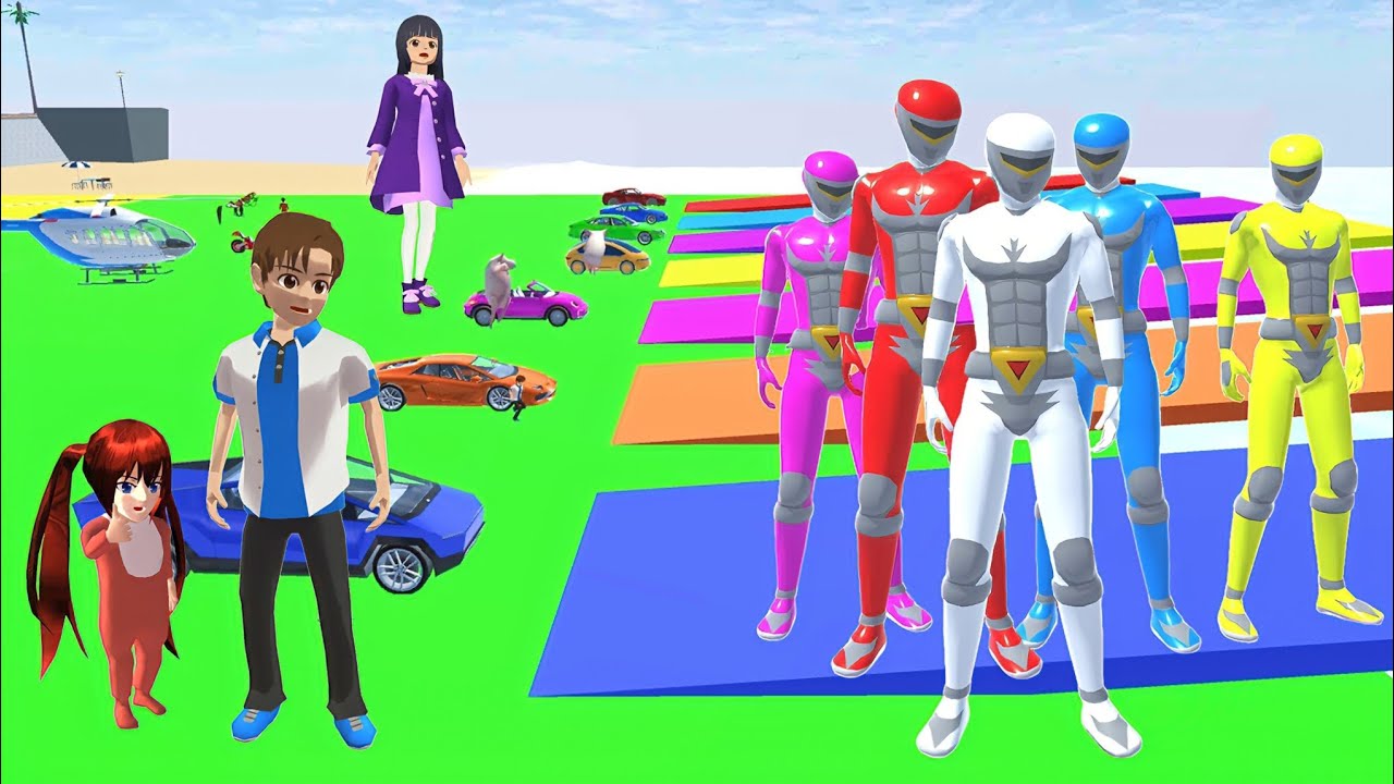 Yuta & Mio attack SuperHeroes !! - YouTube