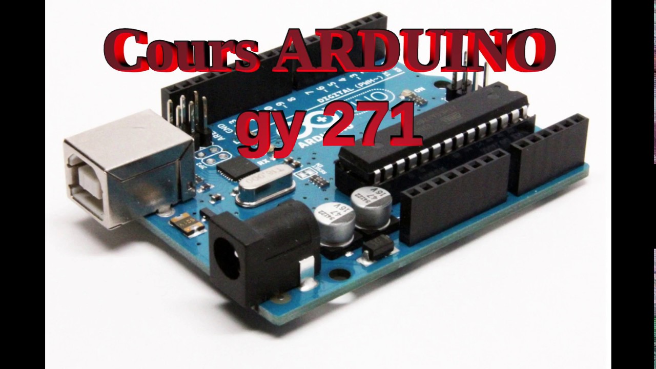 Arduino uno avec l’accéléromètre GY-271 - YouTube